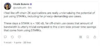 Vitalik: Off-chain ZK applications underestimate the potential of using ...