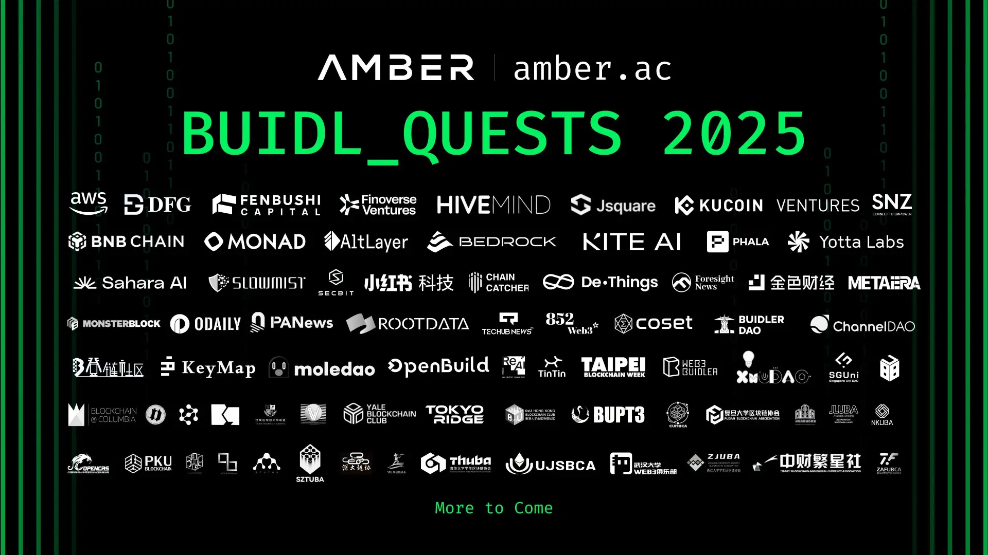 Amber Group Accelerator amber.ac launches BUIDL_QUESTS 2025: Over $10 ...